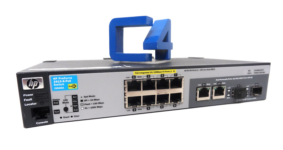 HP ProCurve (J9565A) 8-Ports External Switch Managed for sale online | eBay