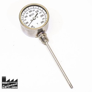 Weksler Temperature Gauge 50-300F 2.5" Dial 5.5" Insertion Probe | eBay