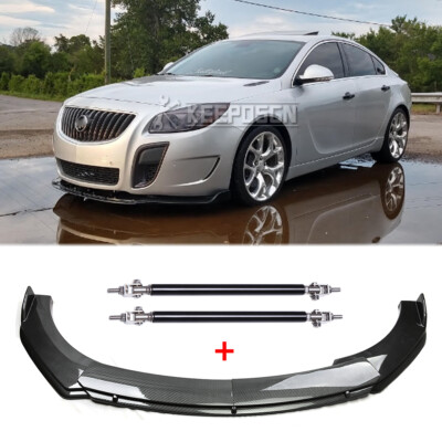 For Buick LaCrosse / Verano /Regal GS CARBON Front Bumper Lip Splitter ...