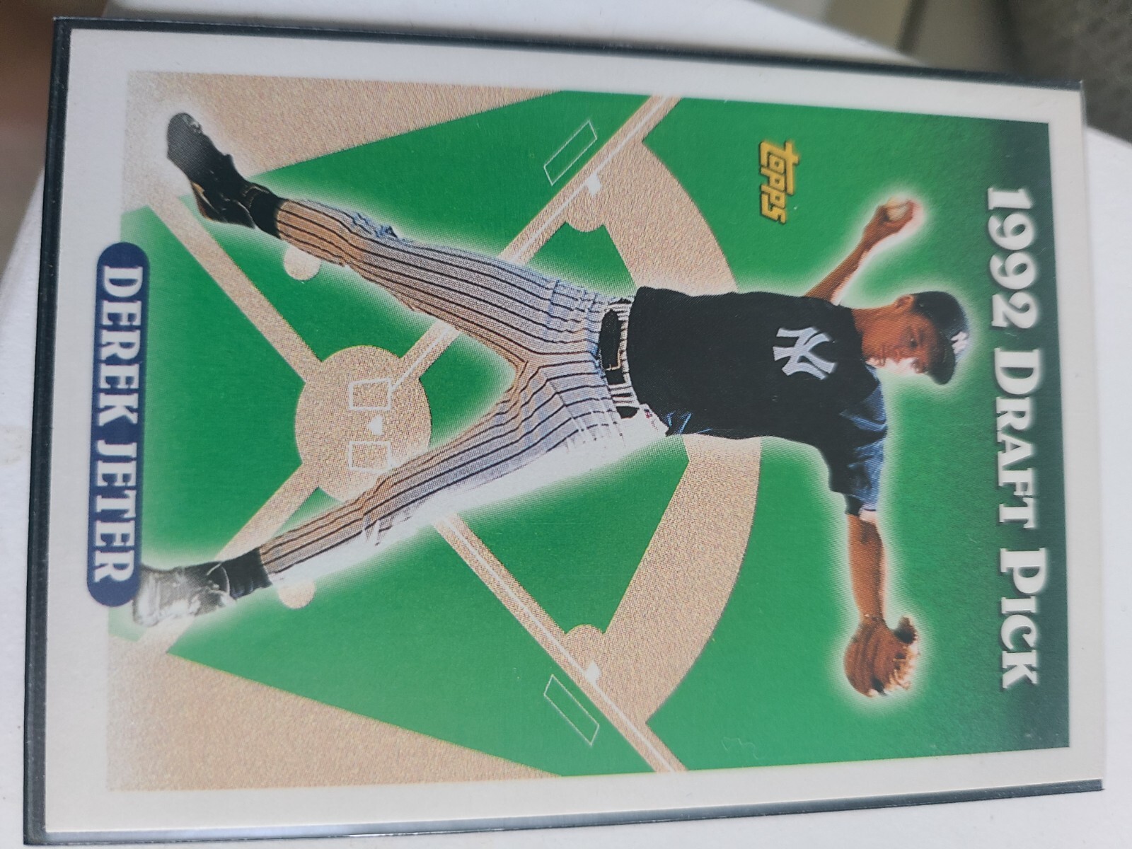 Derek Jeter 1992 Draft pick Topps Card 98 Mint condition | eBay