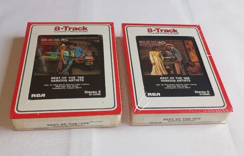 Best of the 60's & 70's 2 New Factory Sealed RCA 8-Track Cartridges ...