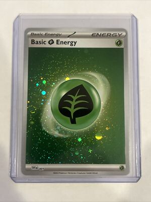 Basic Leaf Energy Cosmic Holo Foil 001 Pokemon 151 English NM | eBay