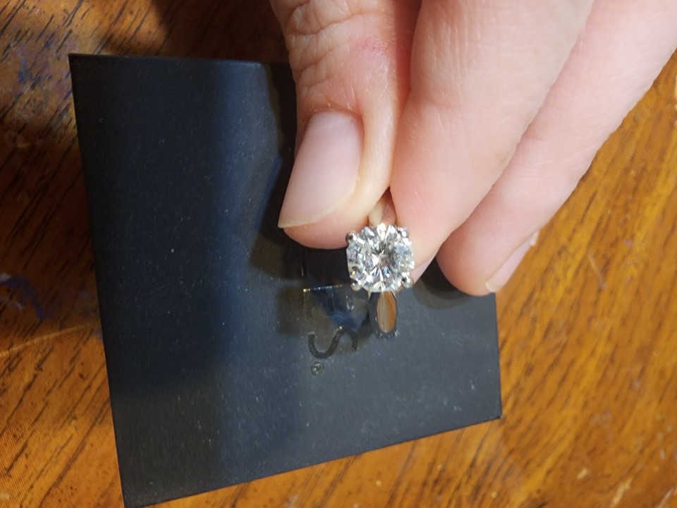 1.23 ct Zales Diamond Octillion Solitare Engagement Anniversary ...