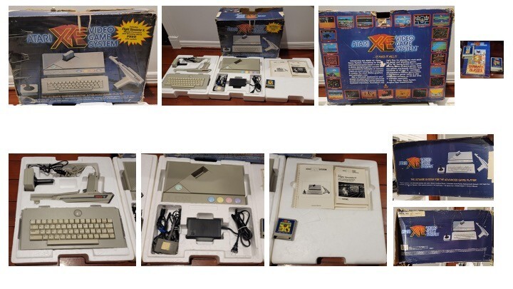 Atari XE Game Console, Controller, 3 Games, Light Gun, Keyboard ...