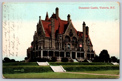 Postcard Dunsmuir Castle, Victoria BC B209 | eBay