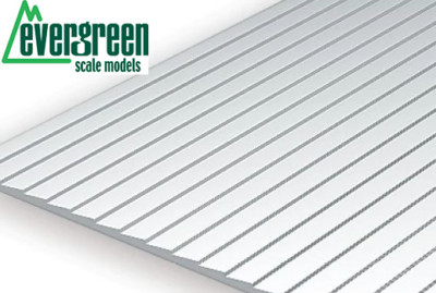 Evergreen Models Polystyrene Boards Cladding 1x150x300 mm Grid 1.3 4051 ...