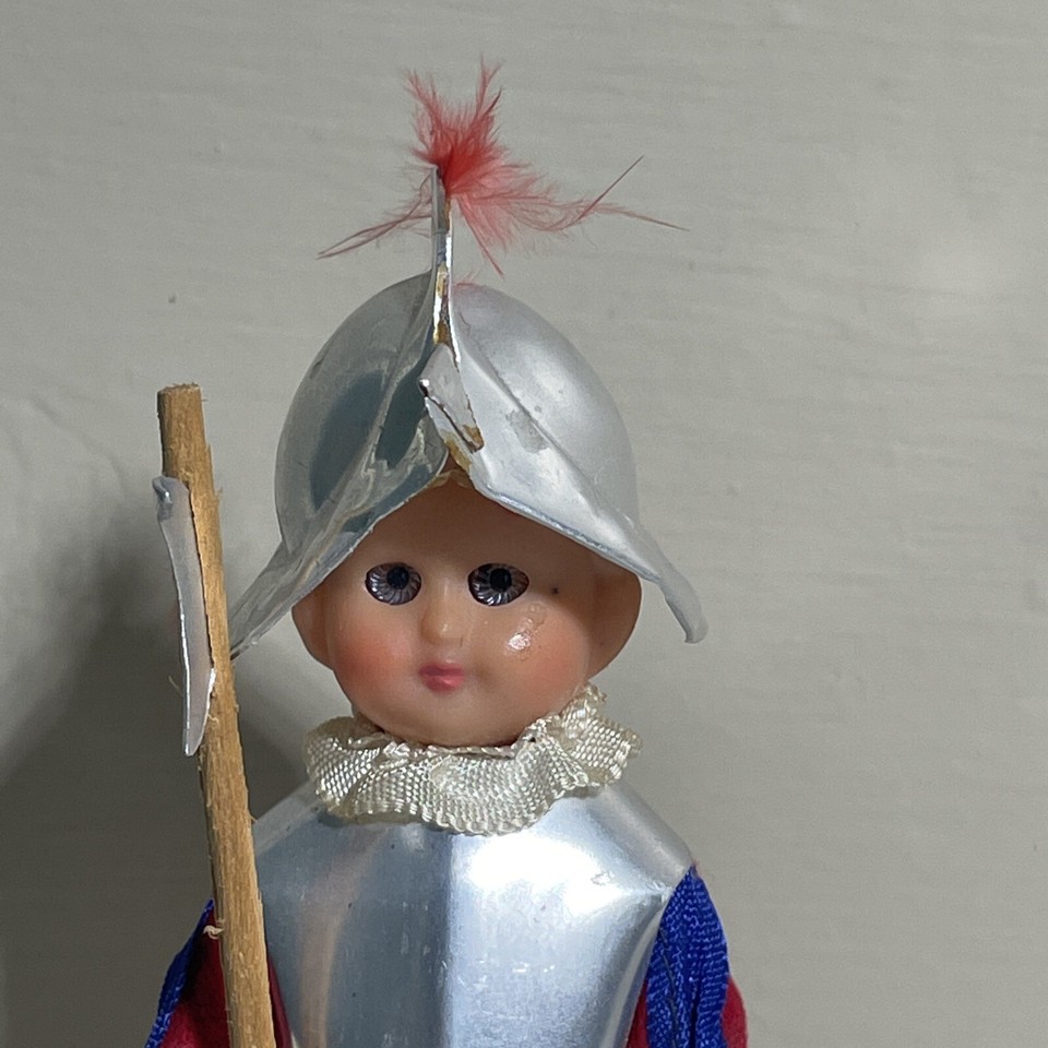Vintage Plastic Knight Armor Soldier Doll - 6”- Sleepy Eyes | eBay