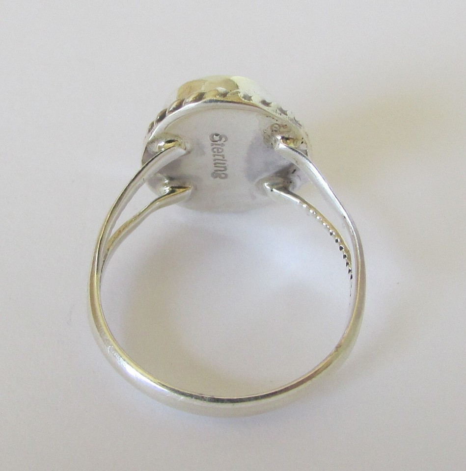 Native American Navajo Sterling Silver Wild Horse Ring Size 5 By Robert ...