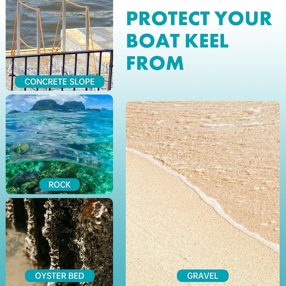 Keel Guard: Self-Adhesive Shield Keel Guard for Protecting Fiberglass ...