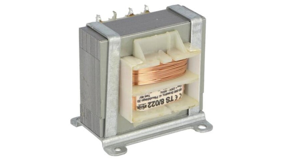 TS8/022 Transformator: sieciowy, 8VA, 230VAC, 6V, 6V, 650mA, 650mA ...