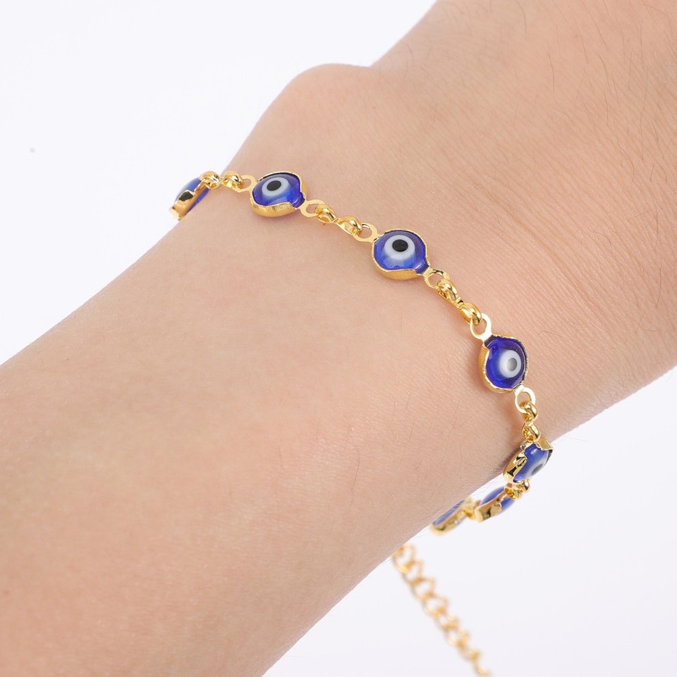 3 Pcs Evil Eye Anklets for Women Devils Eyes Braceletfor Bracelets ...