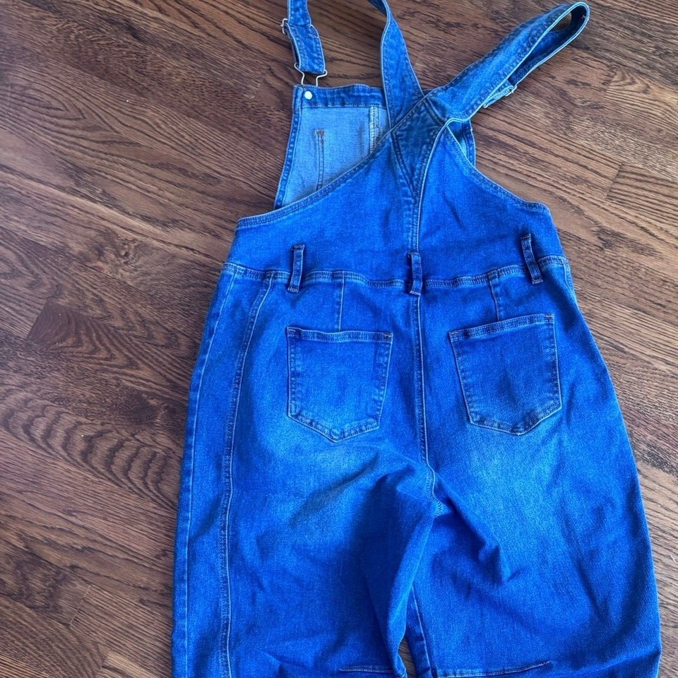 Women's Unbranded Denim Barrel Leg Overalls Size Small | eBay