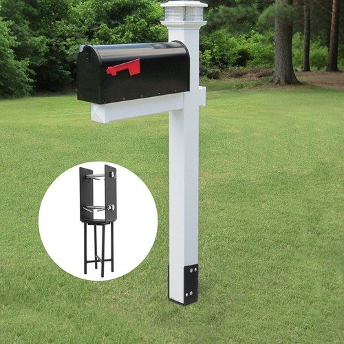 U-Shape Post Base Holder, Wet Concrete Foundation Post Holder for Fence ...