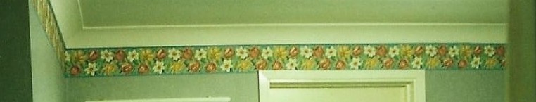Vintage New Laura Ashley Wallpaper Border roll Tulips Chambray | eBay
