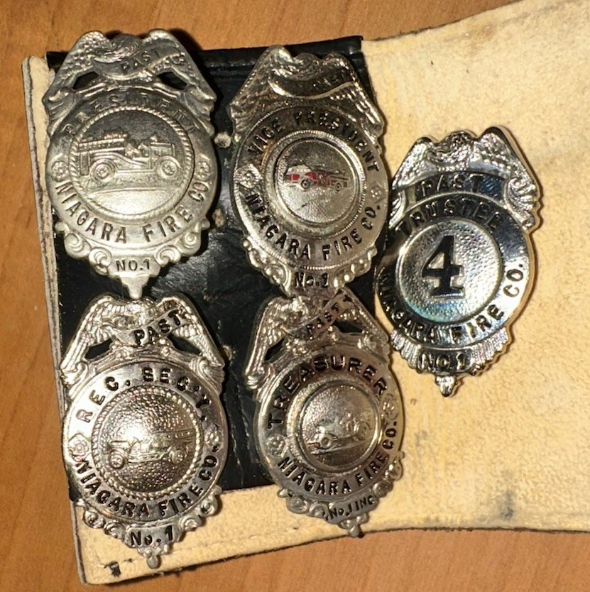 Niagara Fire Company NJ Badge Collection (5) Badges | eBay