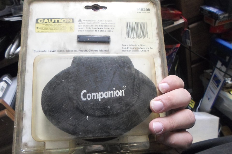 Companion Laser Level & Glasses Set - Sears - New Sealed Package Never ...