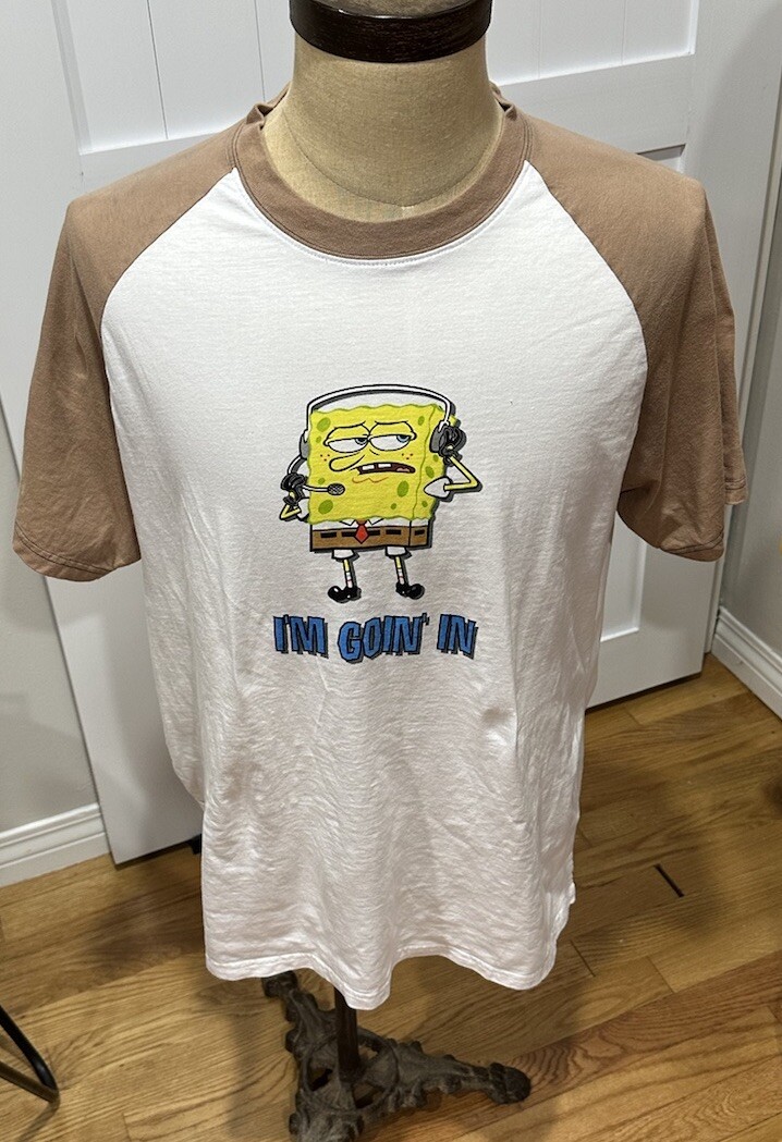 2004 SpongeBob Nickelodeon Baseball “ I’m Going In” T… - Gem