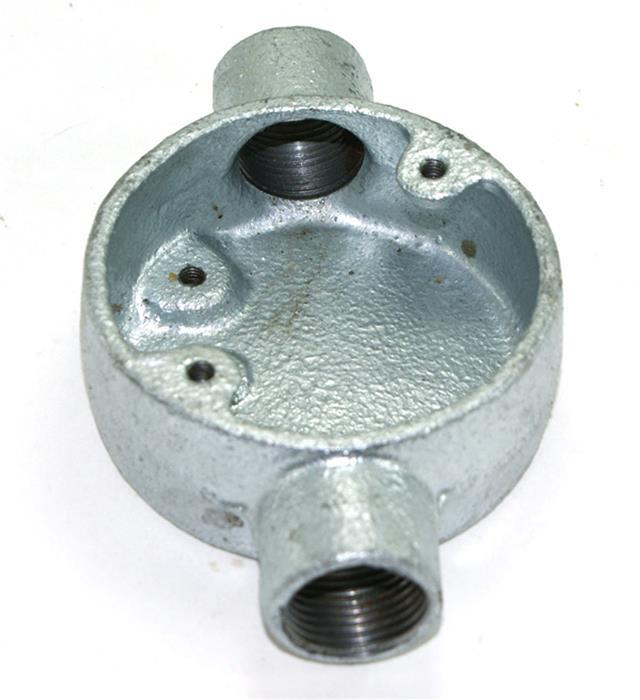 Conduit Metal Boxes, 20-25-32mm, Elbows, Bends, Tees, Fittings Galv ...