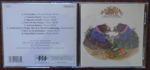 Matching Mole – Matching Mole UK CD Robert Wyatt Phil Miller David ...