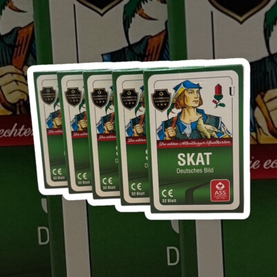 # 12x 32 Blatt SKAT Karten Deutsches Bild Altenburger Skatspiel GG Q ...