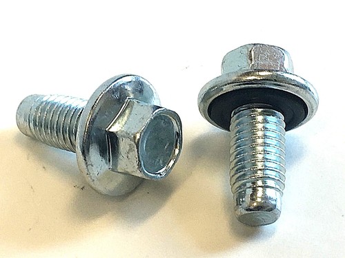 TWO GM Engine Oil Drain Plug w/Neoprene Gasket OE Part #11562588 Free ...