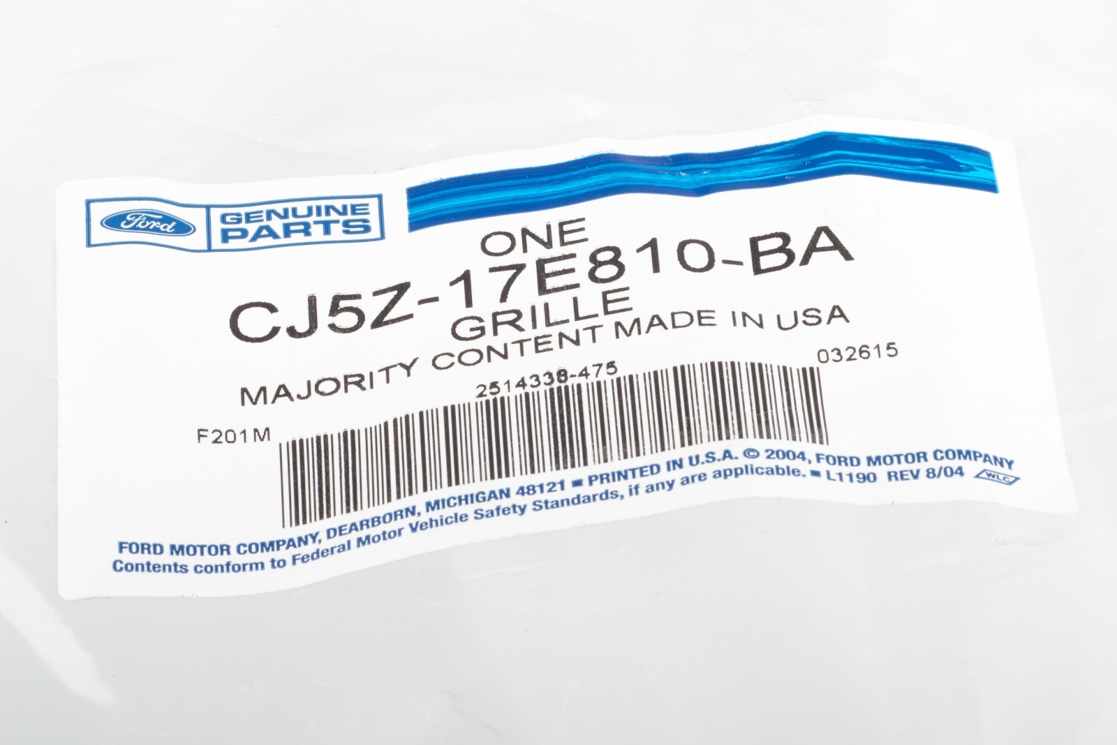 OEM NEW Front Right Passenger Bumper Cover Black 13-16 Escape CJ5Z ...