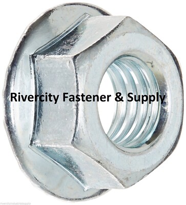 M6-1.0 JIS Flange Nuts Small Hex M6x1.0 Nut 6mm x 1.0 Serrated Flange ...