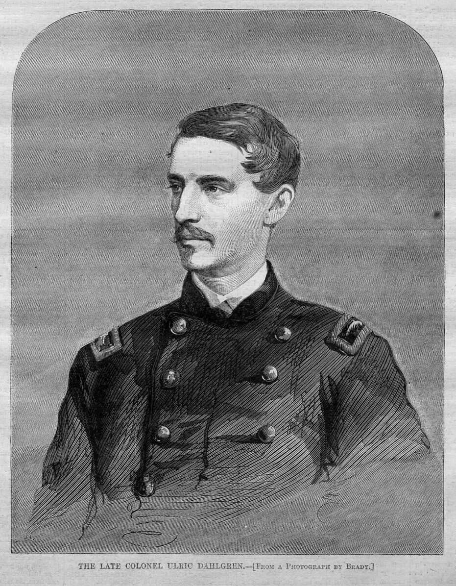 COLONEL ULRIC DAHLGREN, CIVIL WAR SOLDIER, ANCESTRY | eBay