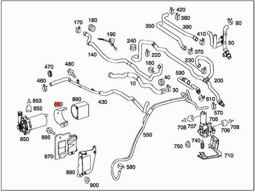 Genuine Bracket MERCEDES W251 V251 C215 C216 C219 R170 R230 S203 ...