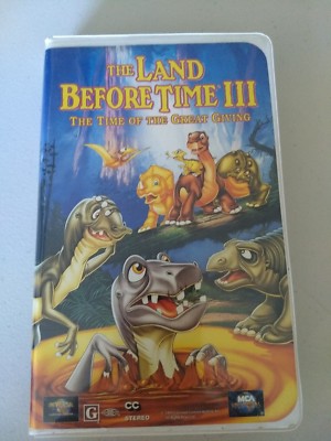 The Land Before Time Iii The Time Of Great Giving Vhs 1995