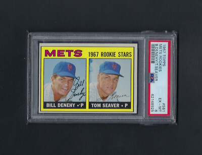 1967 TOPPS TOM SEAVER ROOKIE CARD #581 PSA 6 EX-MT | eBay