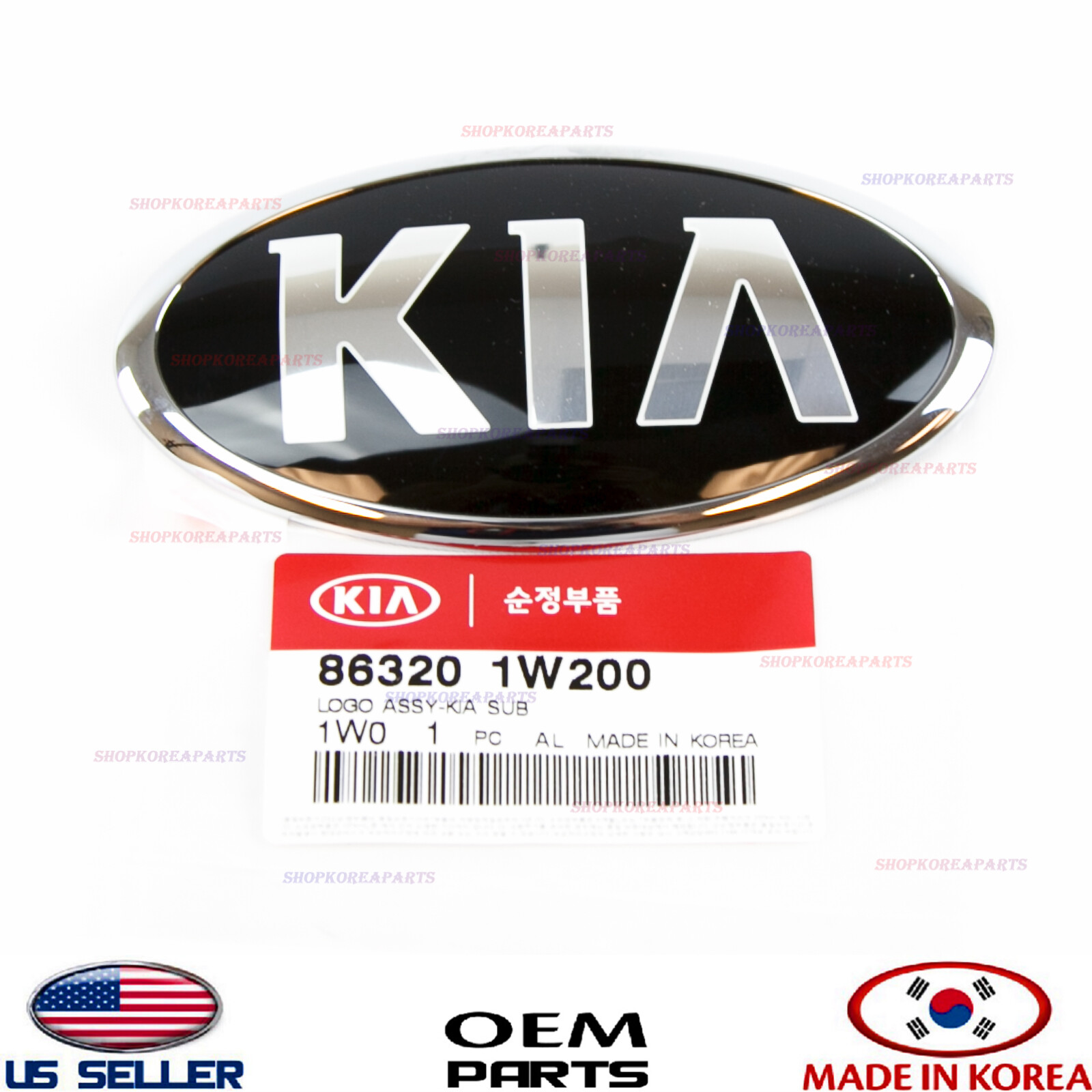 Genuine Rear Trunk Emblem Logo Nameplate ⭐OEM⭐ Kia Forte Kia Rio 86320 ...