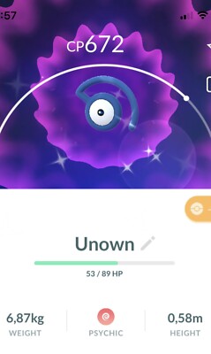 Shiny Unown D Pokemon Gen2 Go Same /30 day Pokémon Johto Dex ...