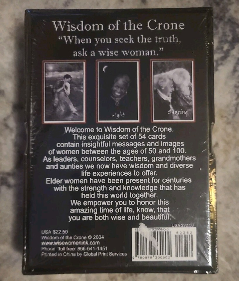 Wisdom Of The Crones A Deck Of 54 Wisdom Cards NIB | eBay