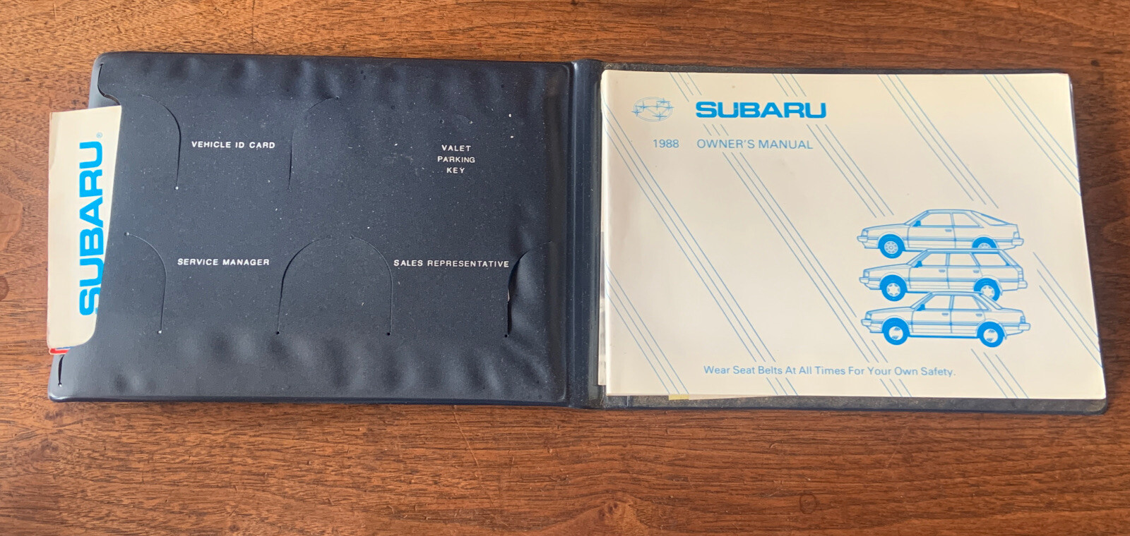 1988 Subaru Owners Manual Literature Books Sedan 4 Door Wagon 3 Door | eBay