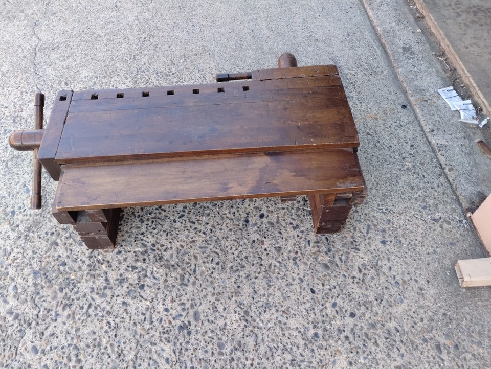 Antique carpenter bench 1800s | eBay