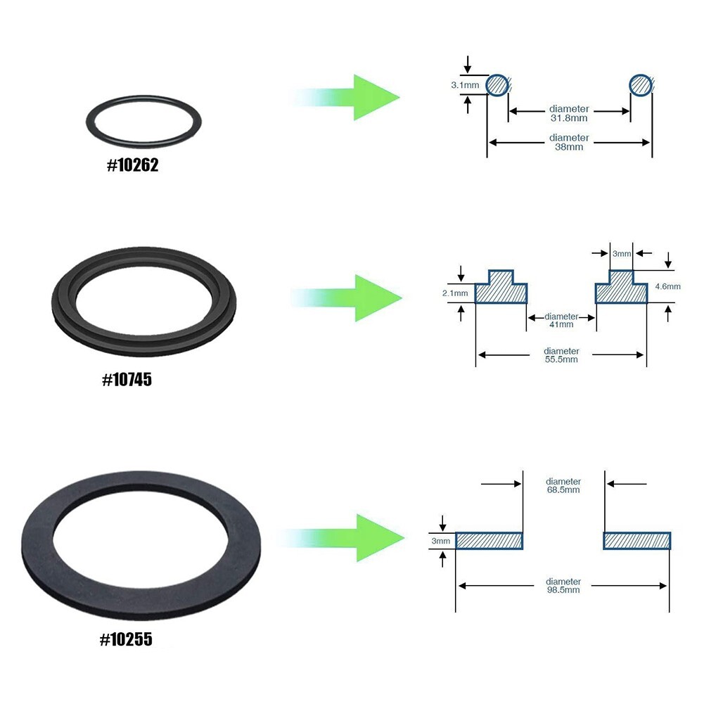 Easy to Replace Parts 6PCS Rubber Washer & Ring Pack for Intex Large ...