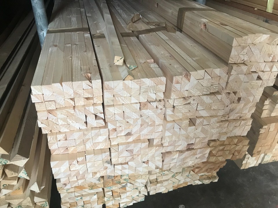 Timber Angle Fillet 25mm x 25mm x 2.4mtr Bundle of 4 - PAR Triangular ...