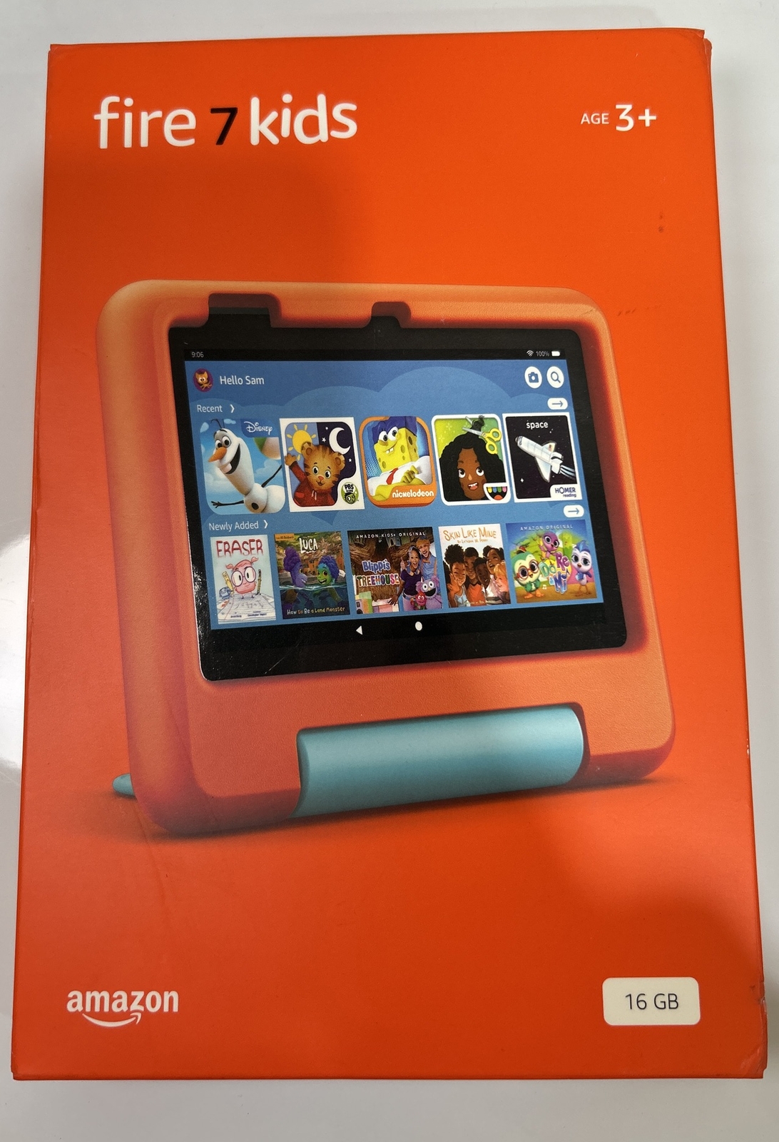 Amazon Fire 7 Kids Edition 16gb Red Tablet W 7 In Display For Sale