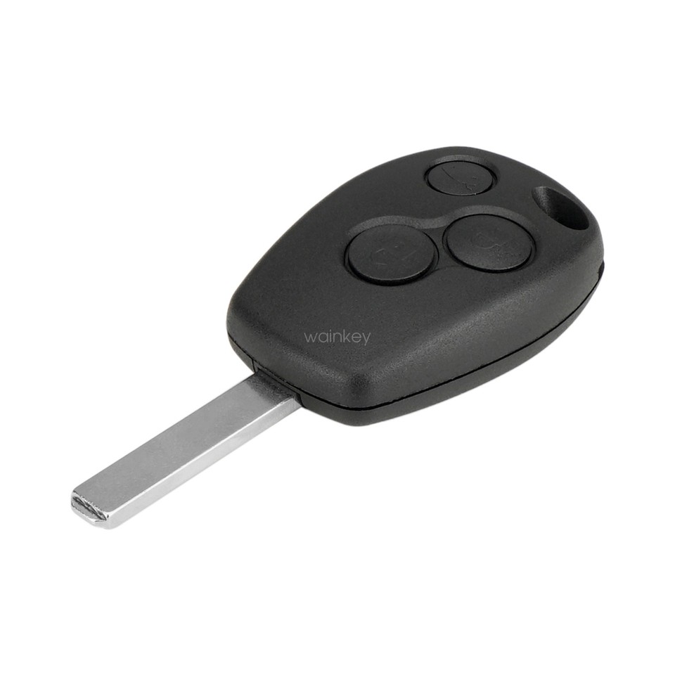433Mhz For Renault Trafic Clio Vauxhall Vivaro Remote Key Fob 3 Button ...