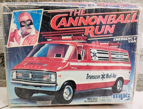 Vintage 1981 MPC The Cannonball Run Emergency Van 1:25 Model Kit ...