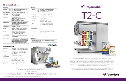 Trojan Label Printer T2-C - Never Used $9,200 (paid $35,000) | eBay