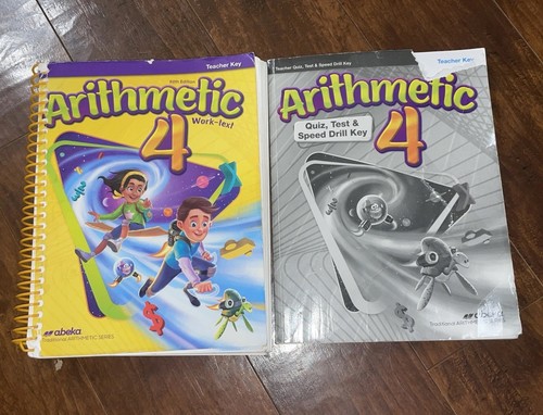Abeka Arithmetic 4 Fifth Edition Teacher Key and Quiz Test Speed Drill ...