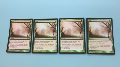 4x FOIL FOG INSTANT M13 CORE SET MTG MAGIC THE GATHERING NM / UNPLAYED ...