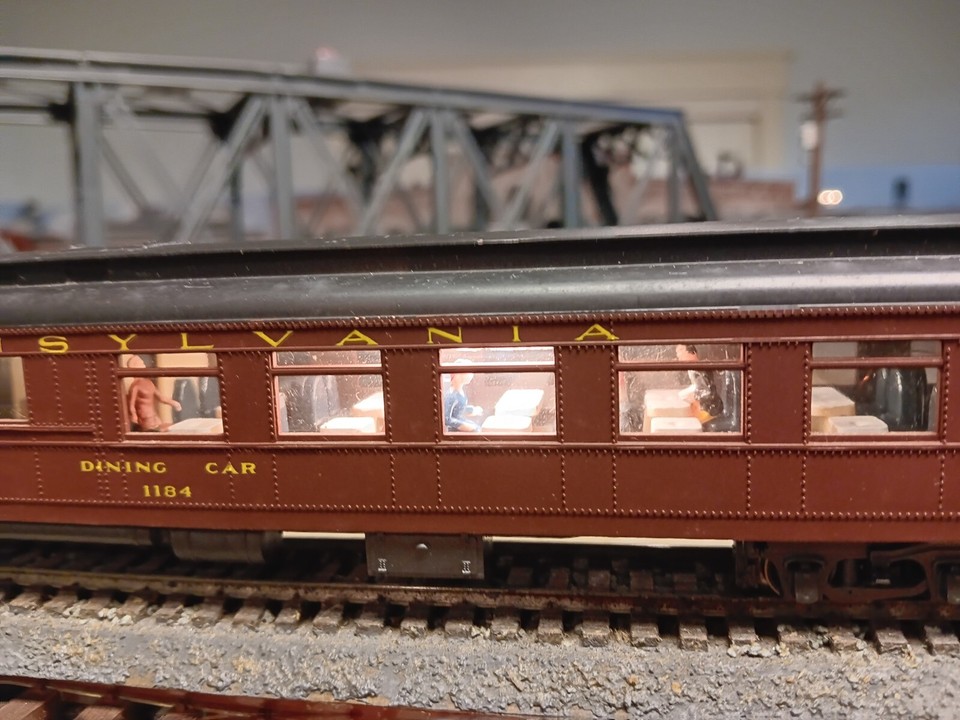 HO AHM PRR 4 Passenger Cars, Cmb, Coach, Pullman, Diner, Lt'd, Psgrs ...