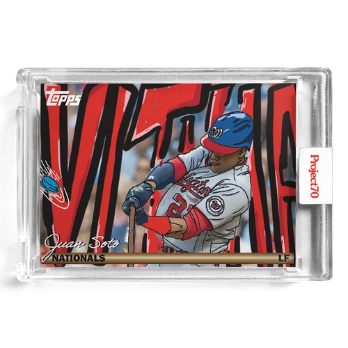 Juan Soto Topps Project 70 Solefly #487 /1370 1994 Design with Box | eBay