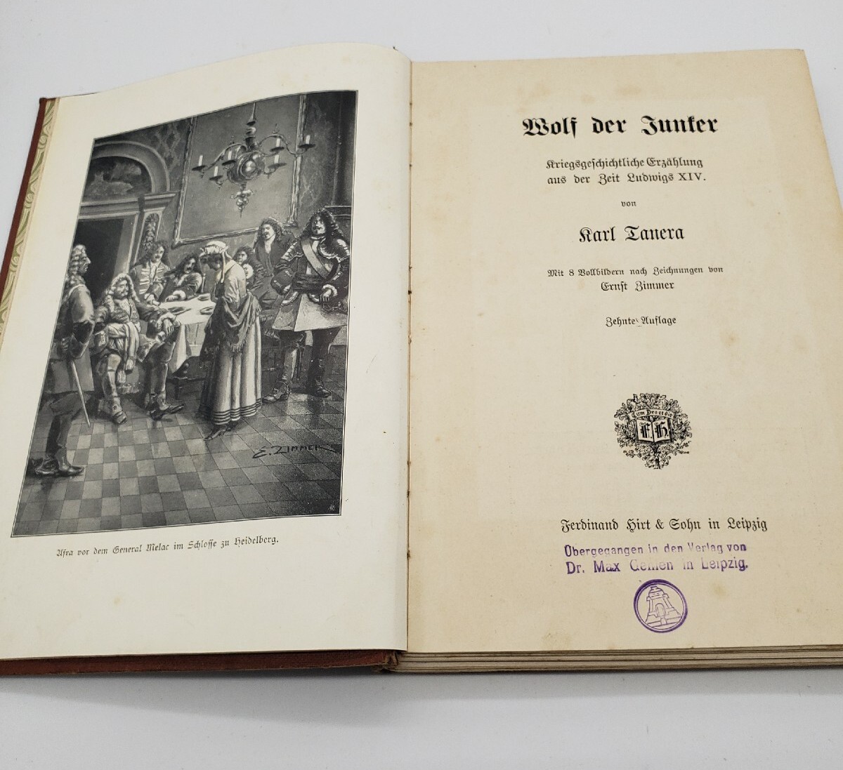 Original pre WW1 GERMAN imperial book Wolf der Junker buch Vintage | eBay