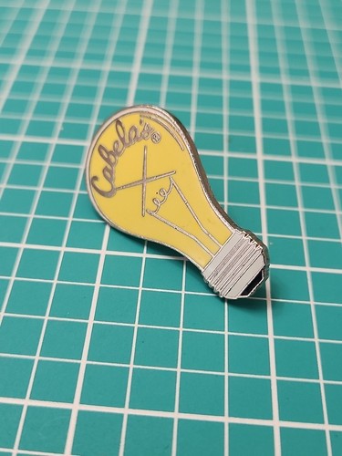 Vtg Cabela's Idea Light 💡 Light bulb Lapel Pin Collectible | eBay