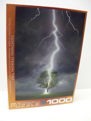 Lightning Striking Tree 1000 Piece Jigsaw Puzzle Eurographics | eBay