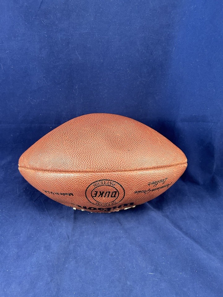 Wilson "The Duke" Official NFL Authentic Game Ball Leather Football ...